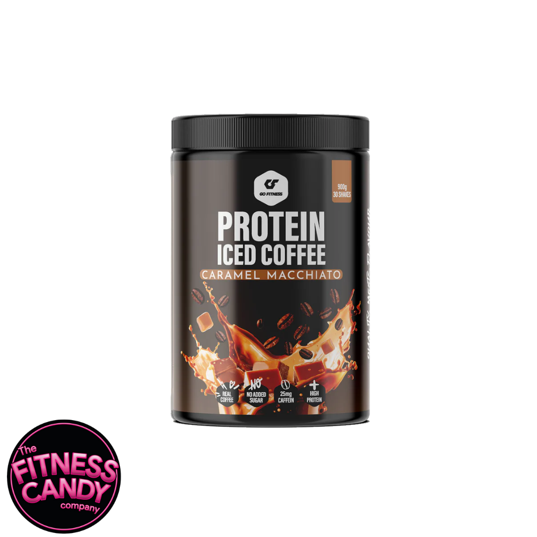 GOFITNESS Protein Iced Coffee Caramel Macchiato – The Fitness Candy Company