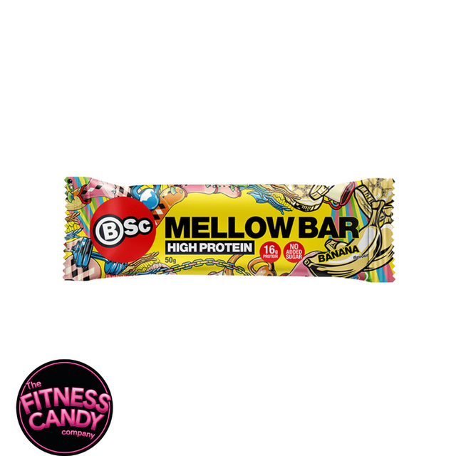BSC Protein Mellow Bar Banana – The Fitness Candy Company