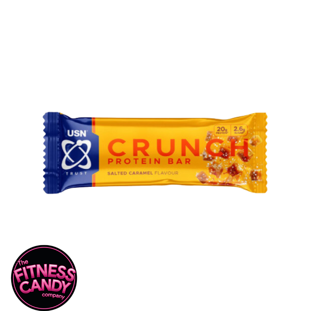 USN TRUST CRUNCH BAR Salted Caramel – The Fitness Candy Company
