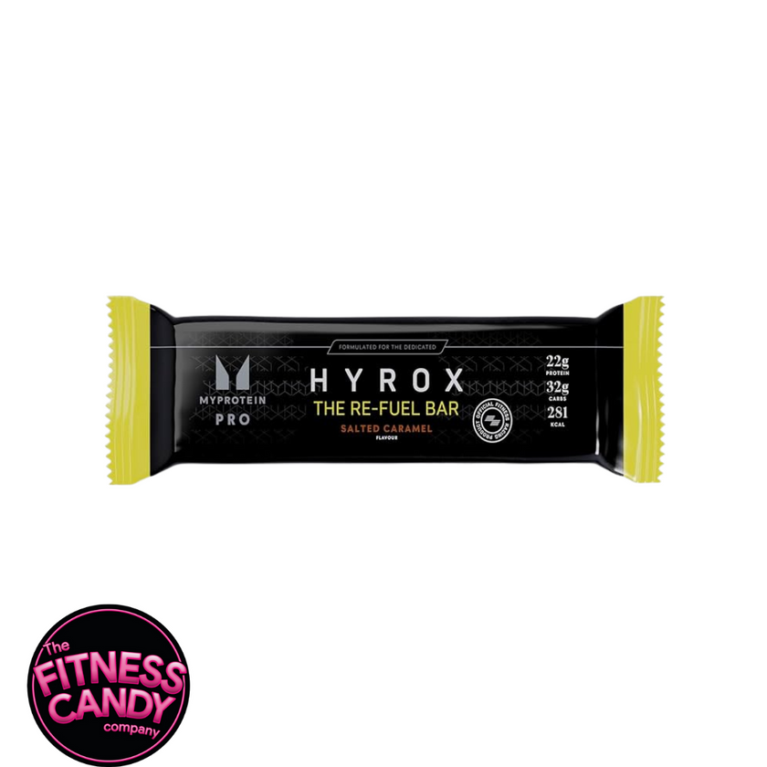 MYPROTEIN Hyrox Re-Fuel Bar Salted Caramel – The Fitness Candy Company