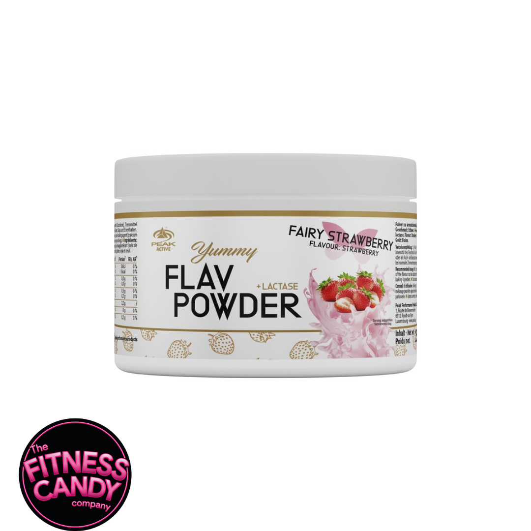PEAK Yummy Flav Powder Fairy Strawberry – The Fitness Candy Company