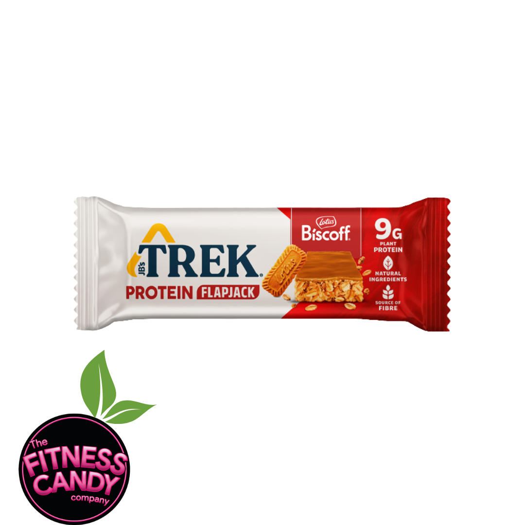 TREK Protein Flapjack Biscoff / Lotus | TREK eiwitreep | Shop nu – The ...